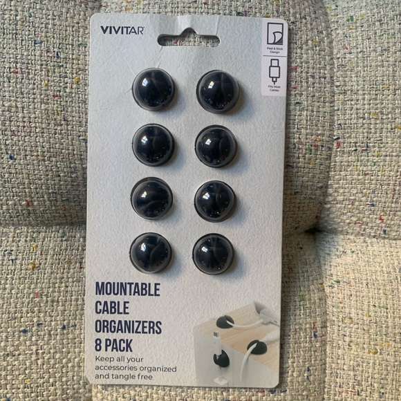 Vivitar | Storage & Organization | Vivitar Mountable Cable Organizer 8 ...